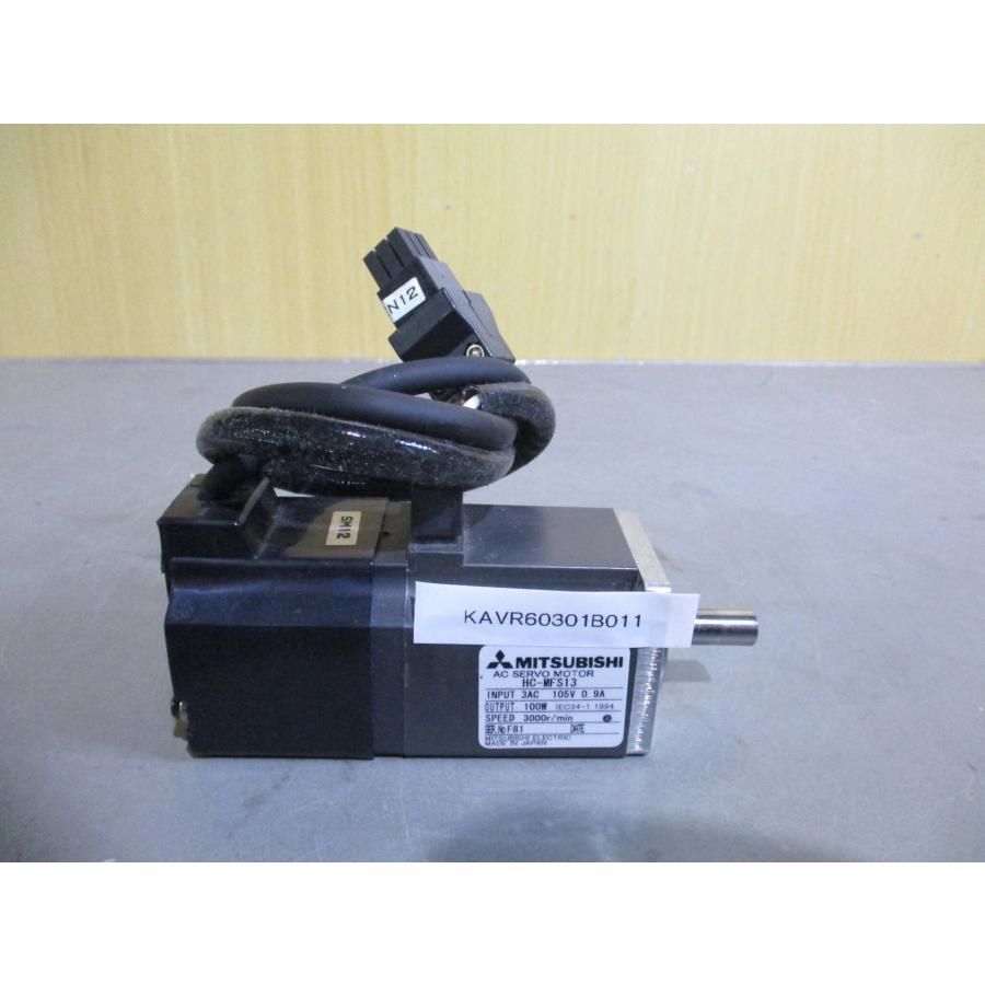 中古 MITSUBISHI AC SERVO MOTOR HC-MFS13 サーボモータ 100W (KAVR60301B011) : growdetrading Yahoo!ショップ ...