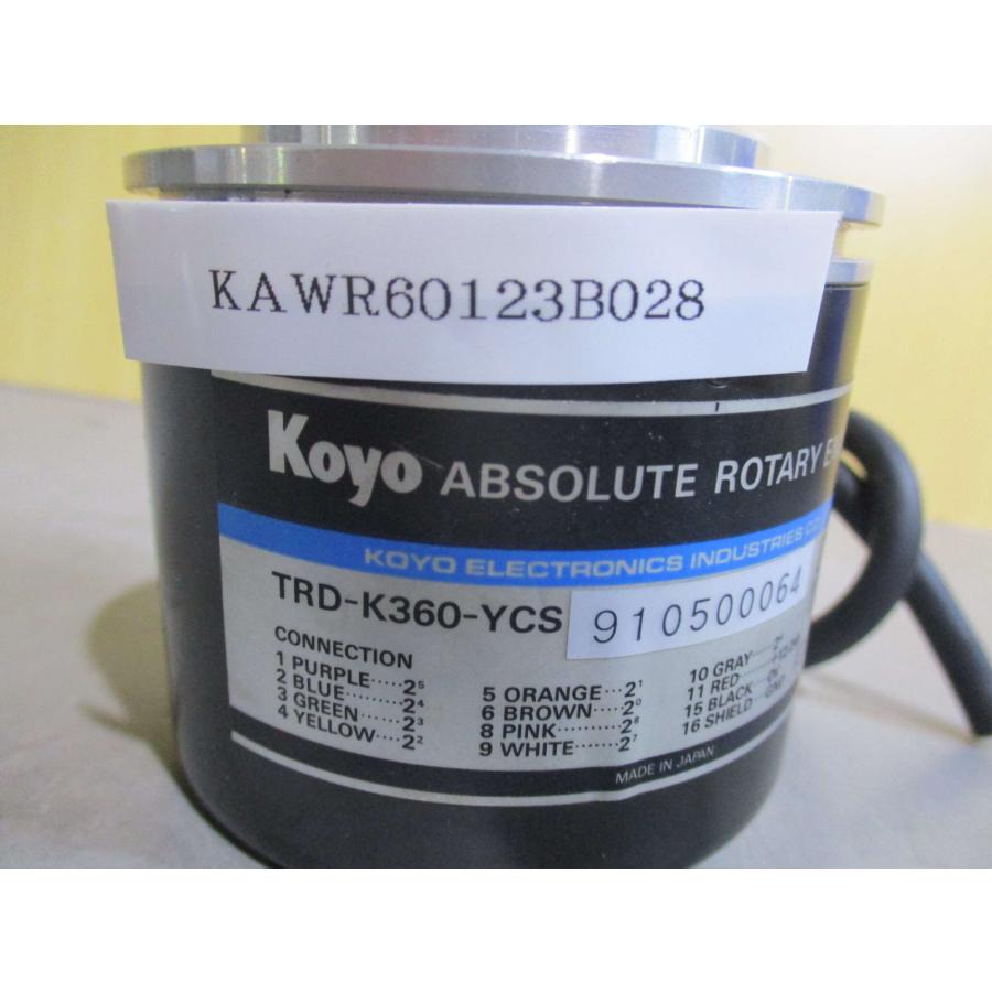 中古 KOYO ABSOLUTE ROTARY ENCODER TRD-K360-YCS (KAWR60123B028) : growdetrading Yahoo!ショップ - 通販 ...