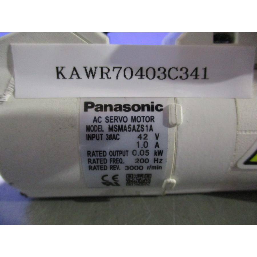 中古 Panasonic MSMA5AZS1A AC SERVO MOTOR 50W (KAWR70403C341 ...
