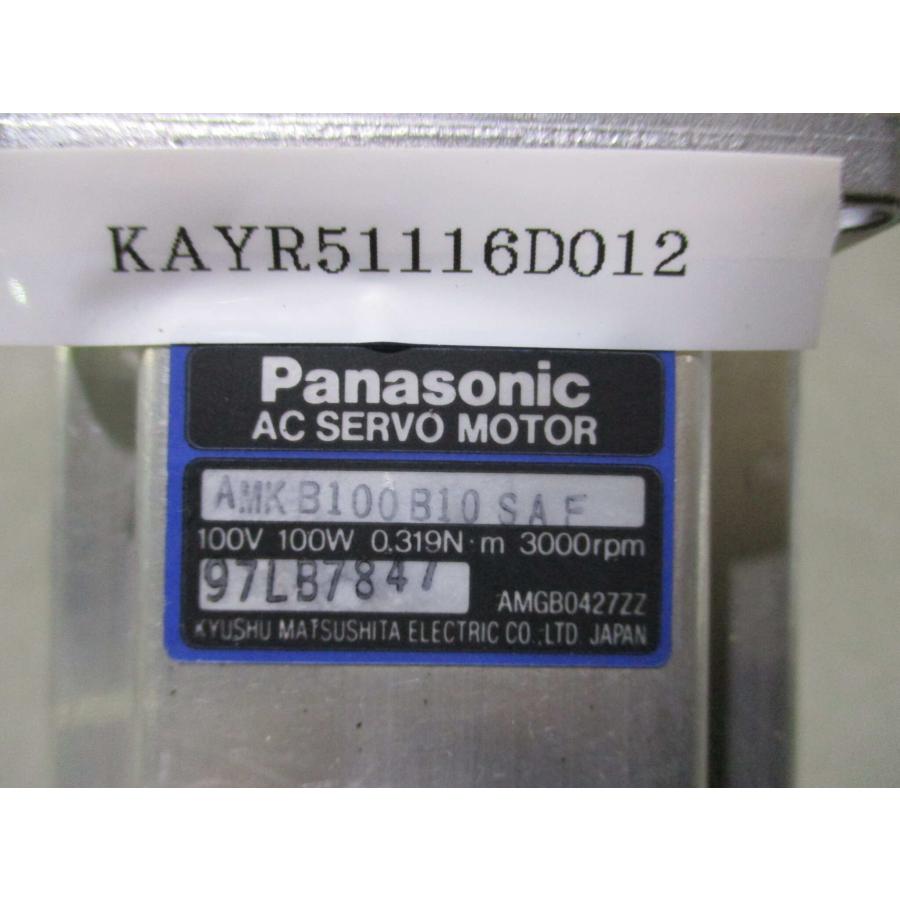 中古 PANASONIC AC SERVO MOTOR AMKB100B10SAF サーボモーター 100W (KAYR51116D012) : growdetrading Yahoo ...