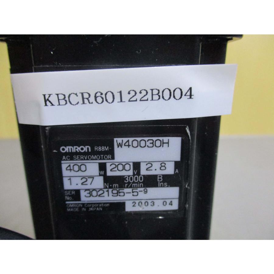 中古 OMRON R88M-W40030H 400W 200V AC SERVO MOTOR(KBCR60122B004) : growdetrading Yahoo!ショップ - 通販 ...
