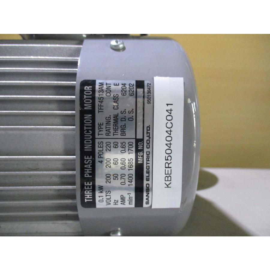 中古 SANSO THREE PHASE INDUCTION MOTOR TFF4513AM / MAO 32C 60 ET ...