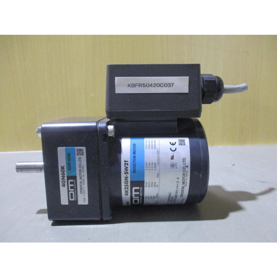 中古 ORIENTAL MOTOR 4IK25GN-SW2T INDUCTION / 4GN60K GEAR HEAD(KBFR50420C037) : growdetrading Yahoo ...