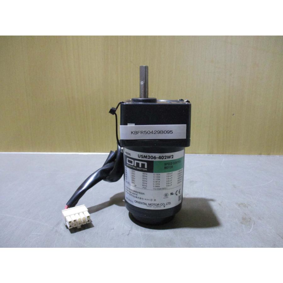 中古 ORIENTAL MOTOR GEAR HEAD 2GN9K/SPEED CONTROL USM206-402W2 ...