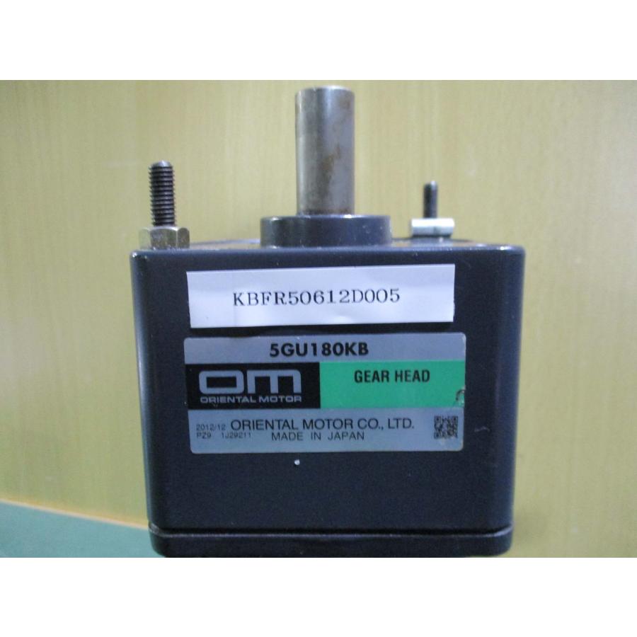中古 ORIENTAL MOTOR SPEED CONTROL 5IK60RGU-AFP/GEAR HEAD 5GU180KB ...