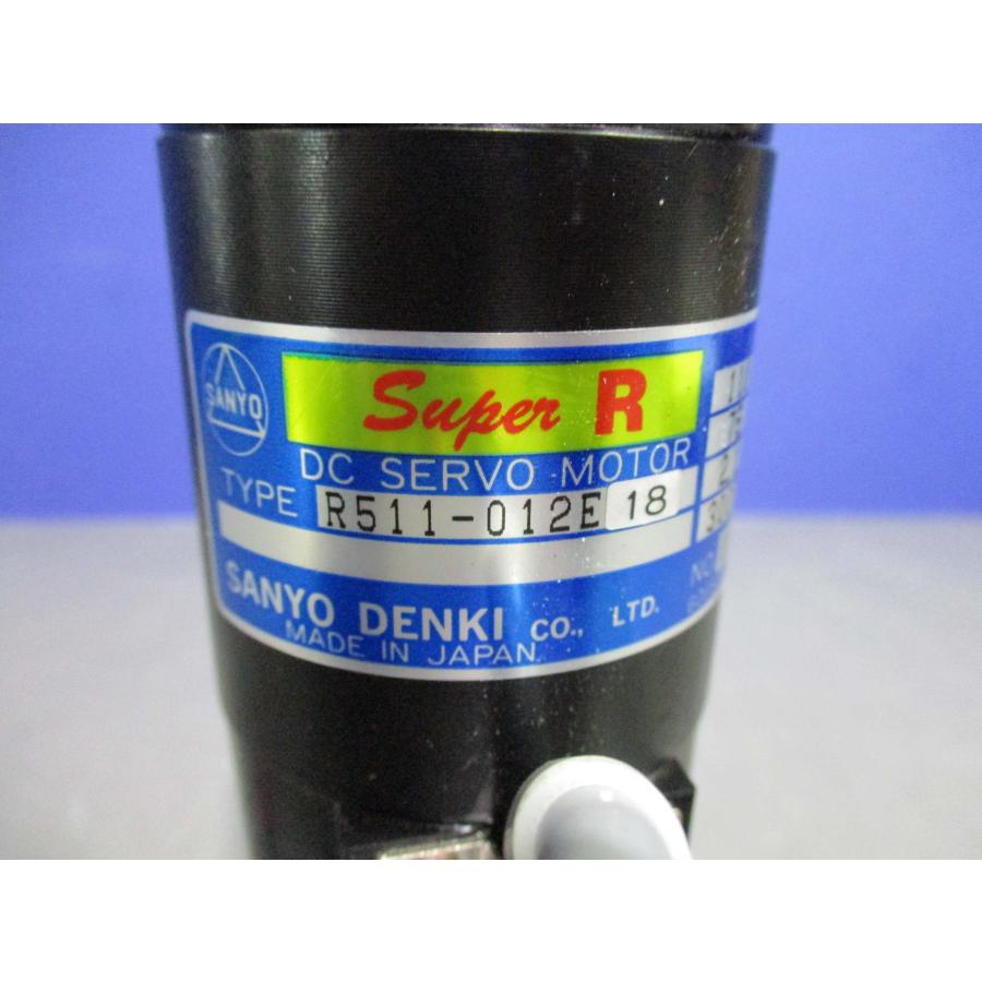 中古 SANYO DENKI SUPER R R511-012E18 110 75V 2.1A DC SERVO MOTOR/E501000C30(KBJR50722C041 ...