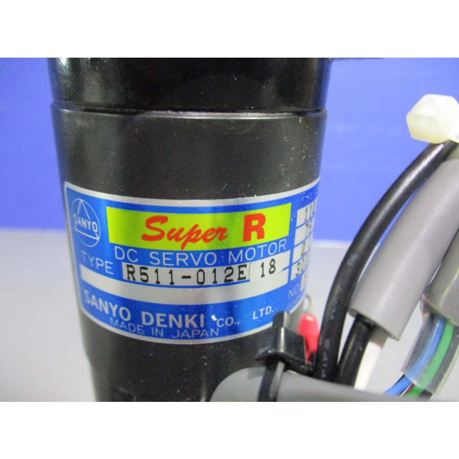 中古 SANYO DENKI SUPER R R511-012E18 110 75V 2.1A DC SERVO MOTOR ...