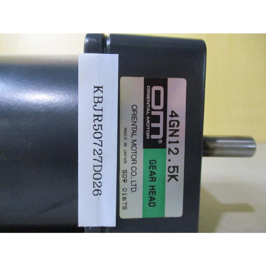 中古ORIENTAL MOTOR ACスピードコントロールモーター PSH425-401P 25W 100V 0.7A/GEAR HEAD 4GN12.5K(KBJR50727D026 ...