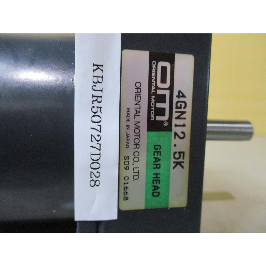 中古ORIENTAL MOTOR ACスピードコントロールモーター PSH425-401P 25W 100V 0.7A/GEAR HEAD 4GN12.5K(KBJR50727D028 ...