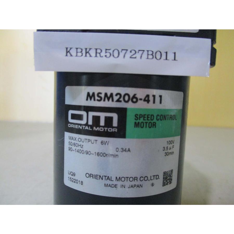 中古ORIENTAL MOTOR SPEED CONTROLLER MSM206-411/GEAR HEAD 2GN100K 2GN10XK ...