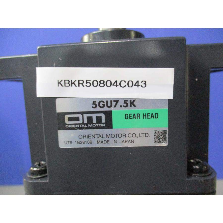 中古 Oriental Motor US590-502-K1 /GEAR HEAD 5GU7.5K 60W(KBKR50804C043) : growdetrading Yahoo!ショップ ...