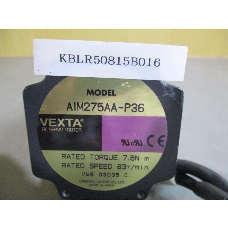 中古 ORIENTAL MOTOR SERVO AIM275AA-P36 ACサーボモーター(KBLR50815B016) : growdetrading Yahoo!ショップ - 通販 ...