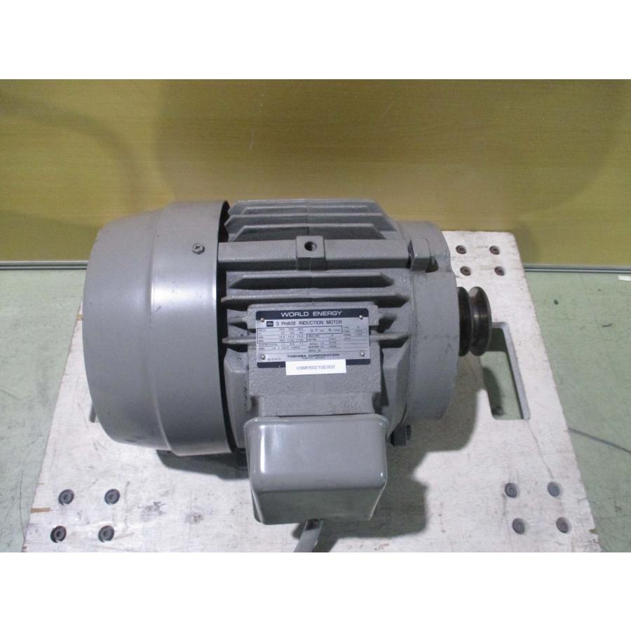 中古 TOSHIBA 三相 モーター 3 PHASE INDUCTION MOTOR IK DBKB 3.7KW ＜送料別＞(KBMR50210E002) : growdetrading ...