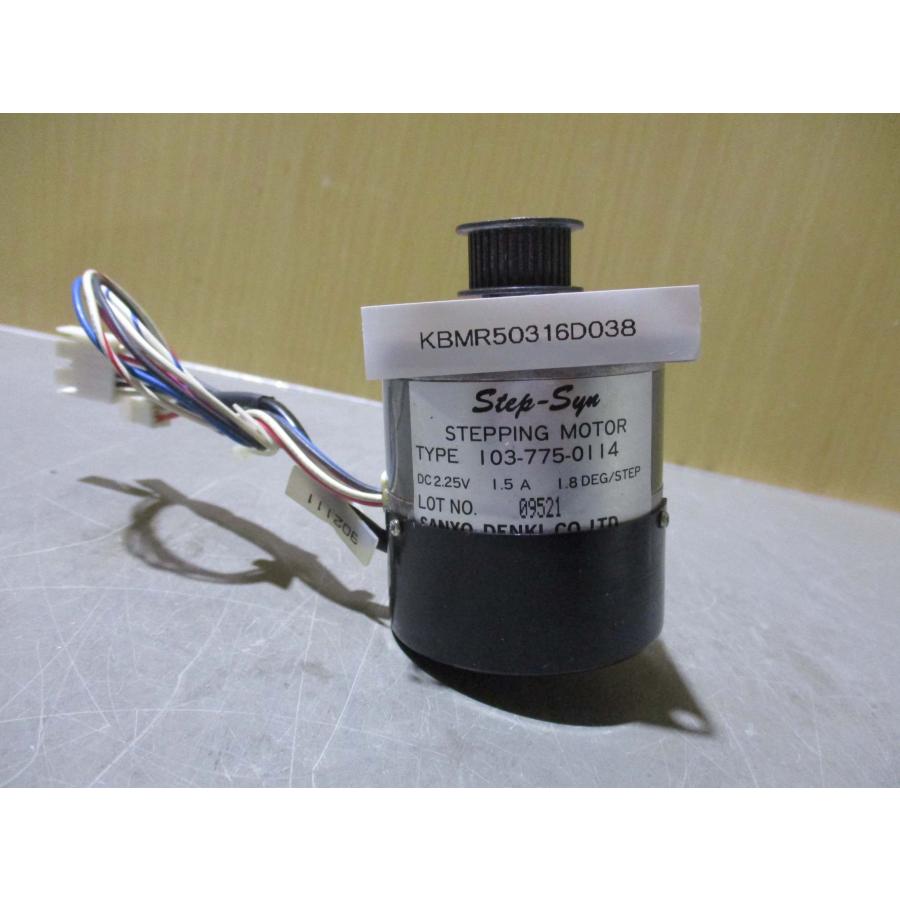 中古SANYO DENKI STEPPING MOTOR 103-775-0114 2.25V 1.5A(KBMR50316D038) : growdetrading Yahoo!ショップ ...