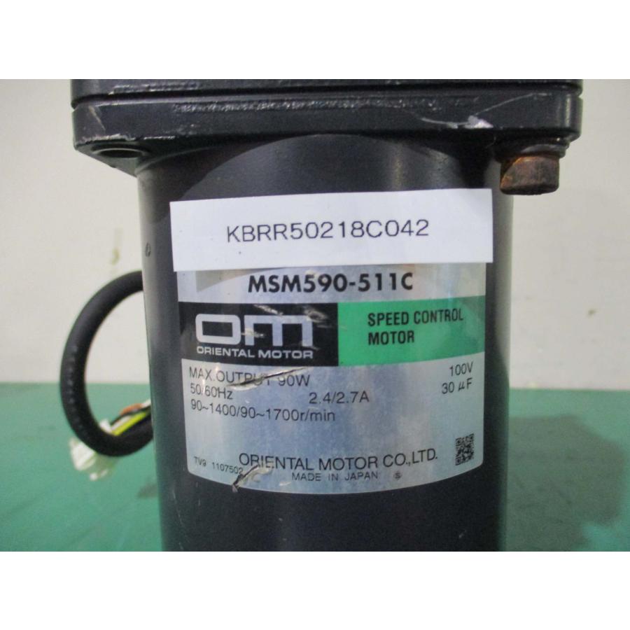中古 ORIENTAL MOTOR SPEED CONTROL MSM590-511C 90W/GEAR HEAD 5GU5KB(KBRR50218C042) : growdetrading ...