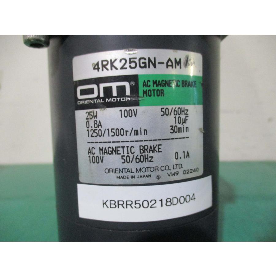 中古 ORIENTAL MOTOR 4RK25GN-AM/4GN15K GEAR HEAD(KBRR50218D004 ...