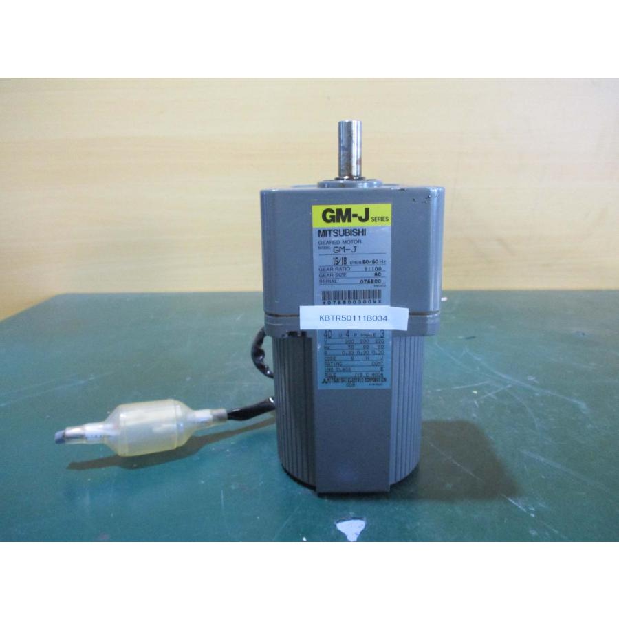 中古MITSUBISHI ギヤードモーター GM-J 40W/4P(KBTR50111B034) : growdetrading Yahoo!ショップ - 通販 - Yahoo!ショッピング