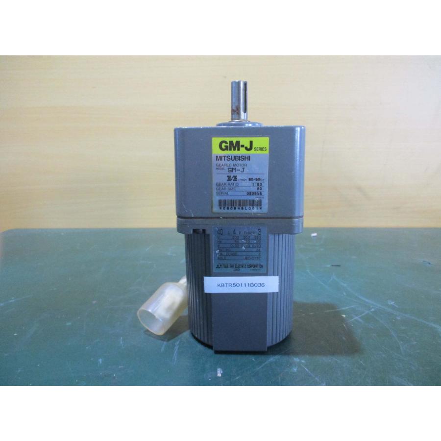 中古MITSUBISHI ギヤードモーター GM-J 40W/4P(KBTR50111B036) : growdetrading Yahoo!ショップ - 通販 - Yahoo!ショッピング
