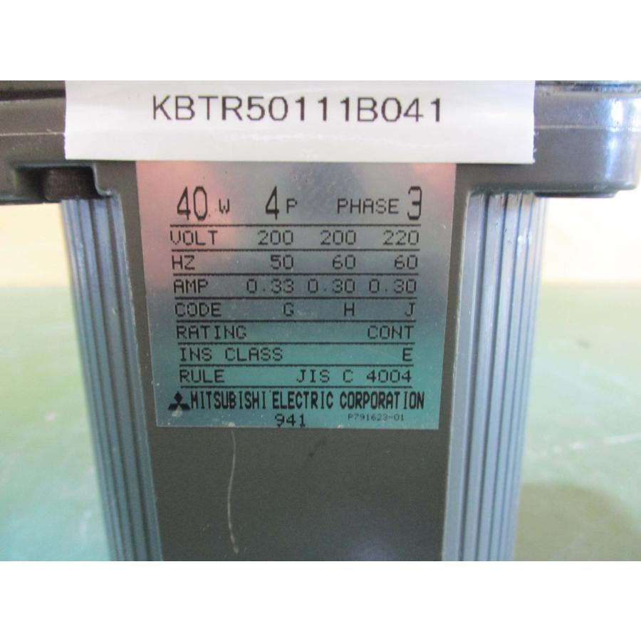中古MITSUBISHI ギヤードモーター GM-J 40W/4P(KBTR50111B041) : growdetrading Yahoo!ショップ - 通販 - Yahoo!ショッピング