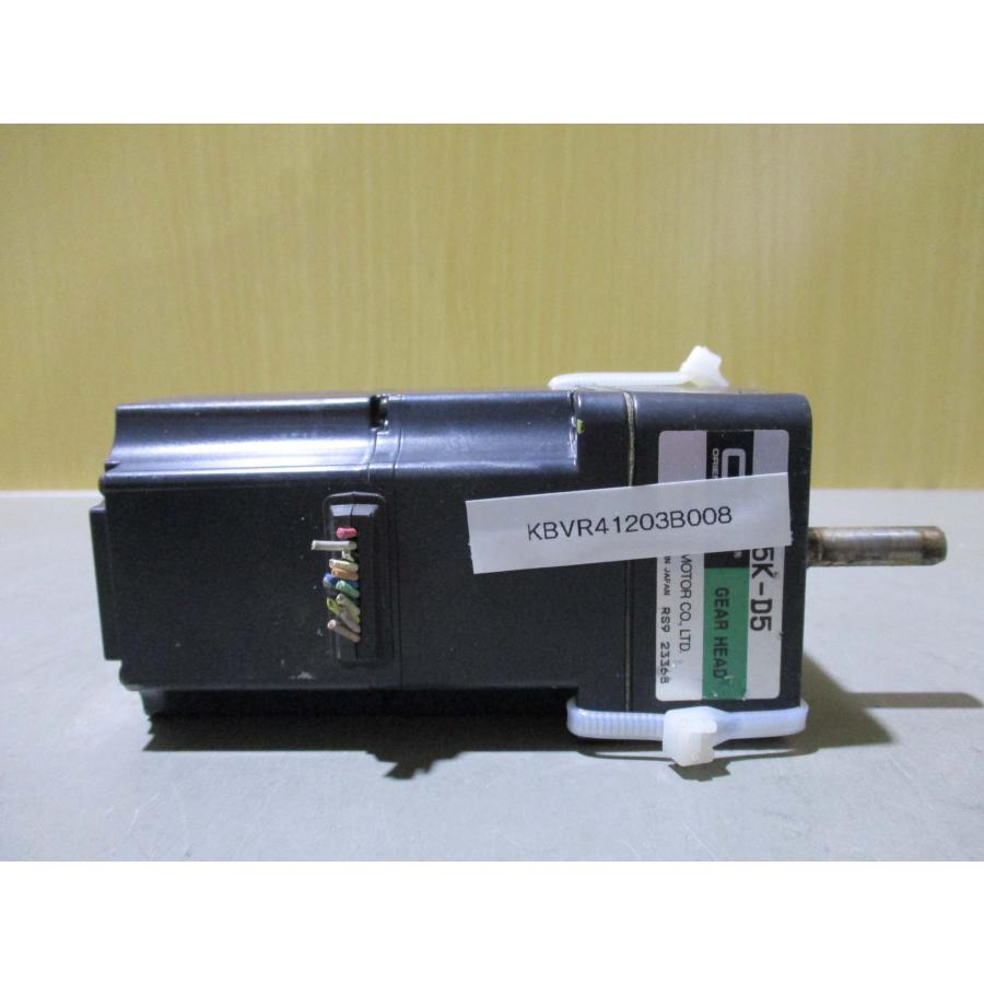 中古 Oriental Motor 2GN5K-D5 Gear Head ギアヘッド+Vexta K0354-F2M Brushless DC ブラシレスDCモーター ...
