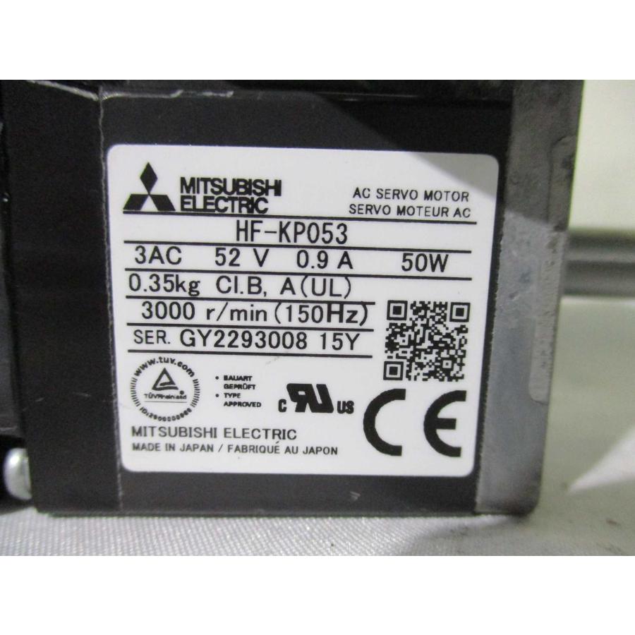中古 MITSUBISHI AC SERVO MOTOR HF-KP053 サーボモーター 50W(KBVR41209C030 ...