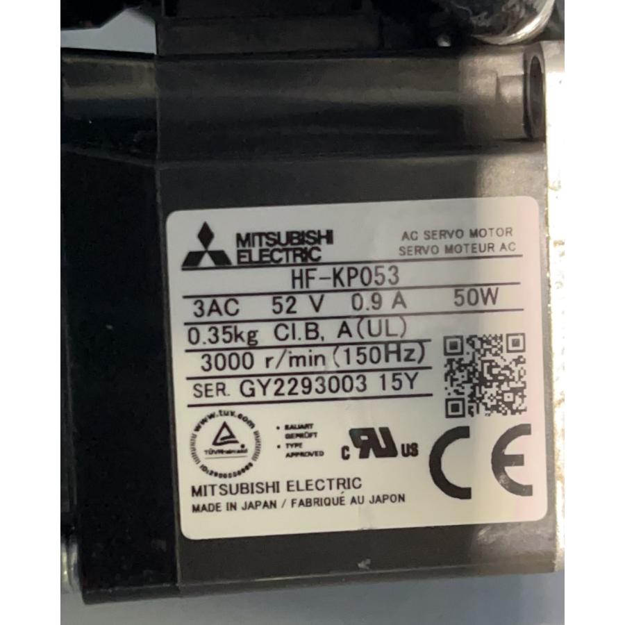 中古 MITSUBISHI AC SERVO MOTOR HF-KP053 サーボモーター 50W(KBVR41209C032 ...