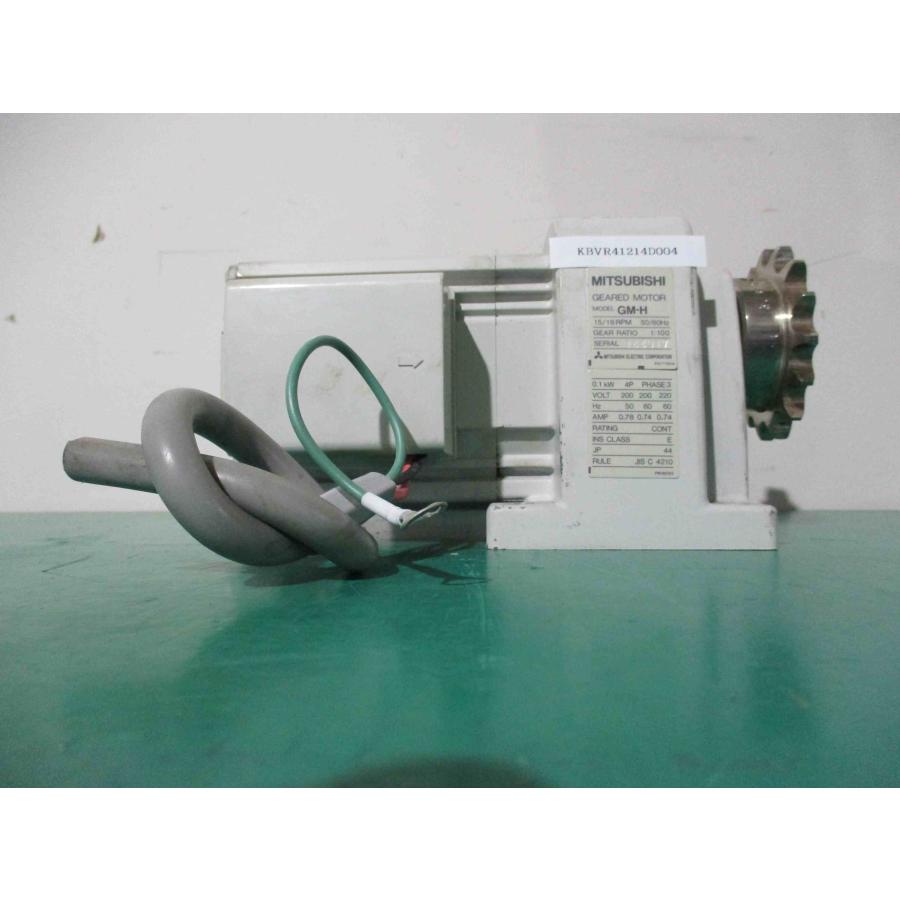 中古MITSUBISHI GM-H ギヤードモートル 三相 0.1kw 【50/60Hz 200V】インダクションモーター(KBVR41214D004) : growdetrading ...