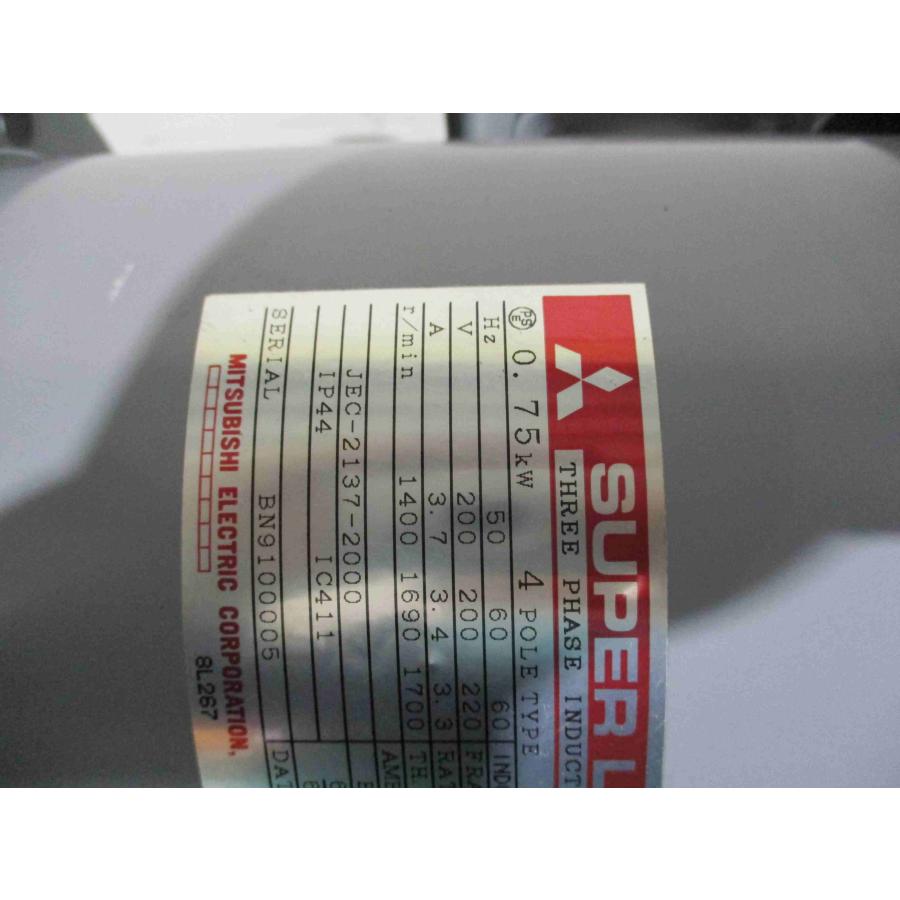 中古MITSUBISHI SUPER LINE SF-JRV モーター4P 0.75KW(KBVR41219D012) : growdetrading Yahoo!ショップ - 通販 ...