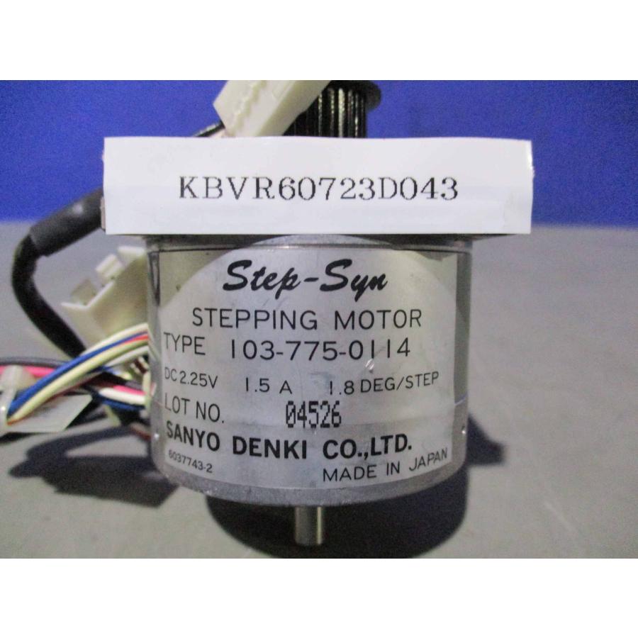中古 SANYO DENKI STEPPING MOTOR 103-775-0114 2.25V 1.5A (KBVR60723D043) : growdetrading Yahoo!ショップ ...