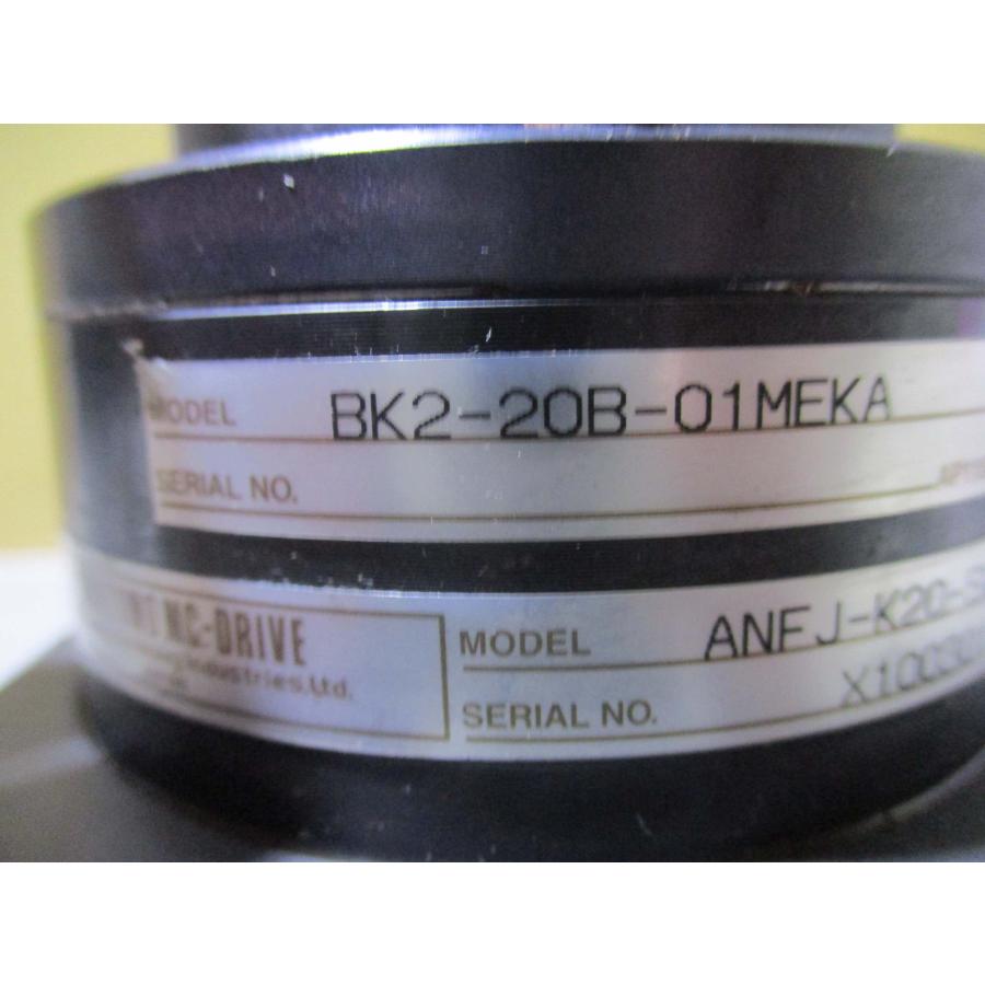 中古 MITSUBISHI AC SERVO MOTOR HC-MF13G2/ANFJ-K20-SV-20/BK2-20B-01MEKA(KBXR50106C005 ...