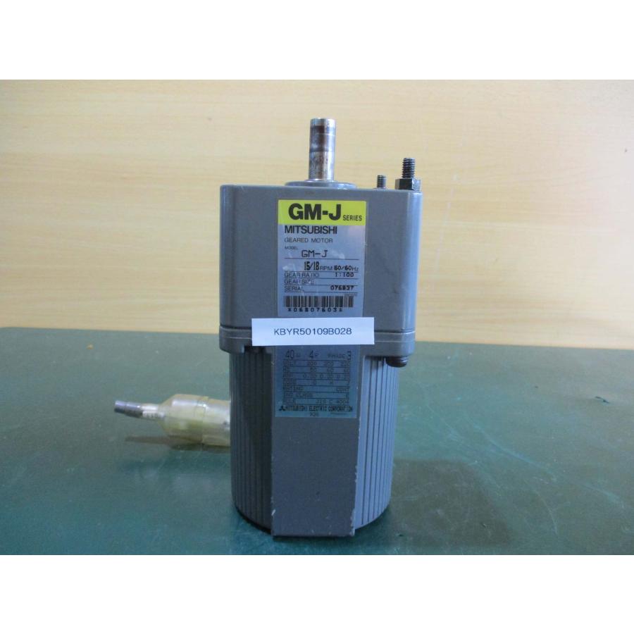 中古MITSUBISHI ギヤードモーター GM-J 40W/4P(KBYR50109B028) : growdetrading Yahoo!ショップ - 通販 - Yahoo!ショッピング