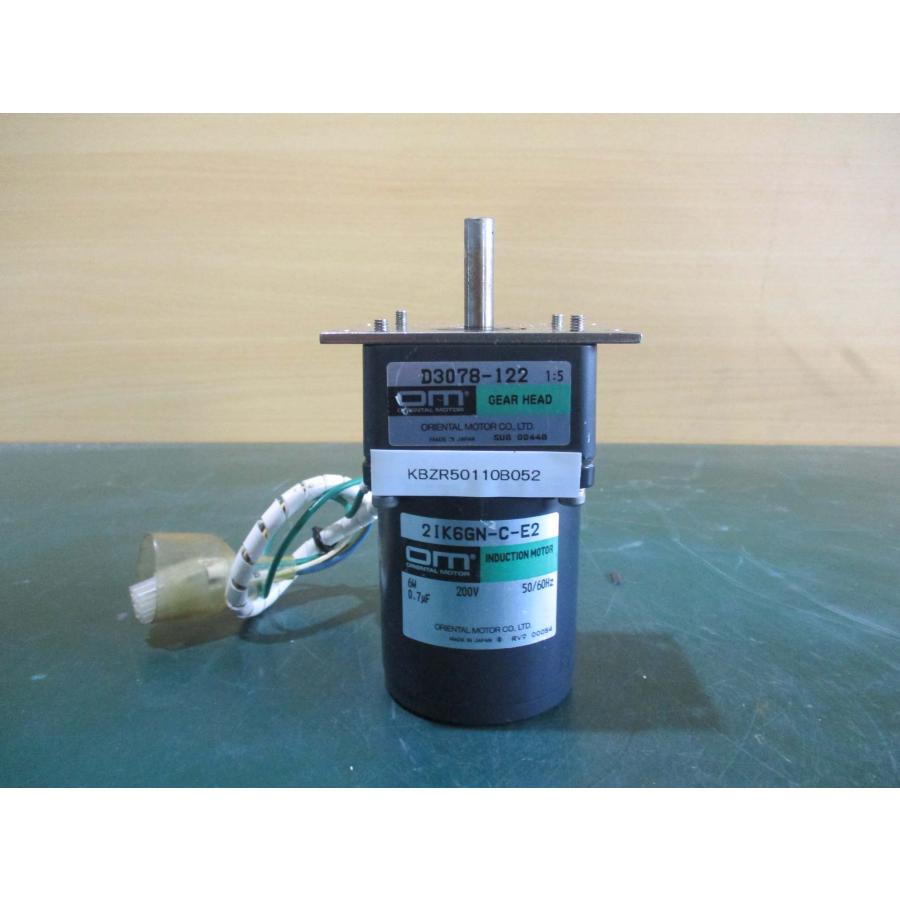 中古 ORIENTAL MOTOR INDUCTION 2IK6GN-C-E2/GEAR HEAD D3078-122 ...