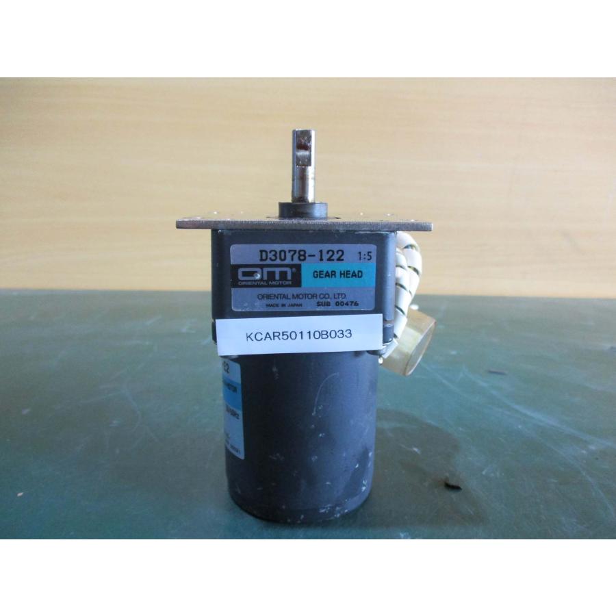 中古 ORIENTAL MOTOR INDUCTION 2IK6GN-C-E2/GEAR HEAD D3078-122 ...