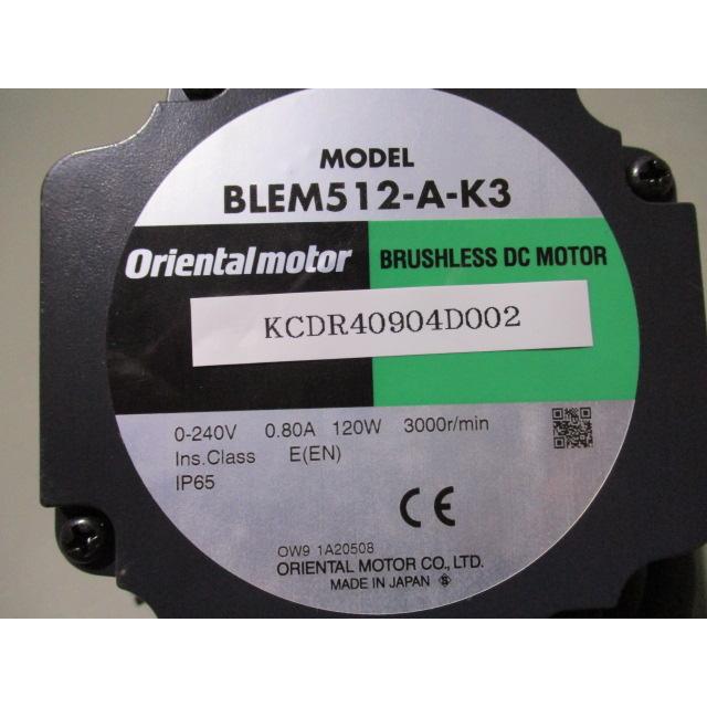 中古 ORIENTAL MOTOR BLEシリーズ BLEM512-A-K3(KCDR40904D002) :KCDR40904D002:growdetrading Yahoo!ショップ ...