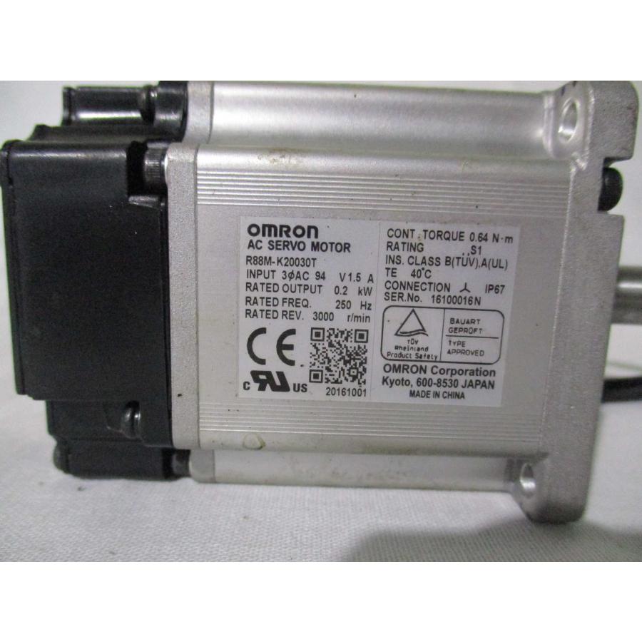 中古 OMRON ACサーボモータ R88M-K20030T(KCFR40829C080) : growdetrading Yahoo!ショップ - 通販 - Yahoo!ショッピング