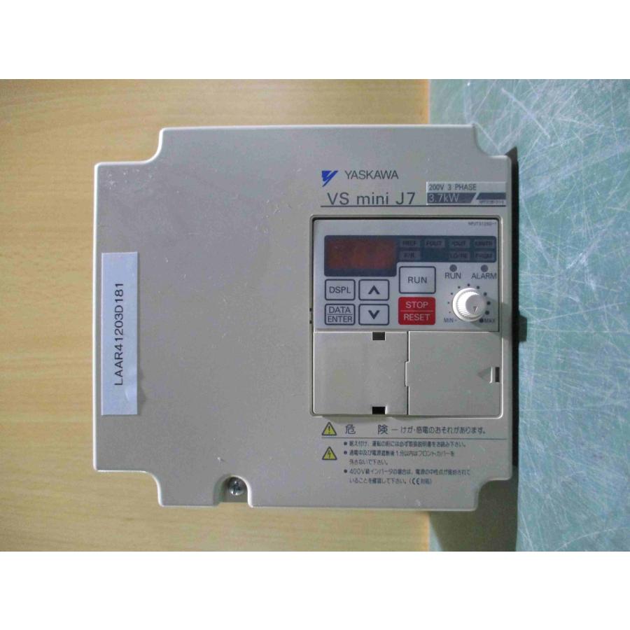 中古 YASKAWA INVERTER CIMR-J7AA23P7 インバータ 3.7kW(LAAR41203D181) :LAAR41203D181:growdetrading Yahoo ...
