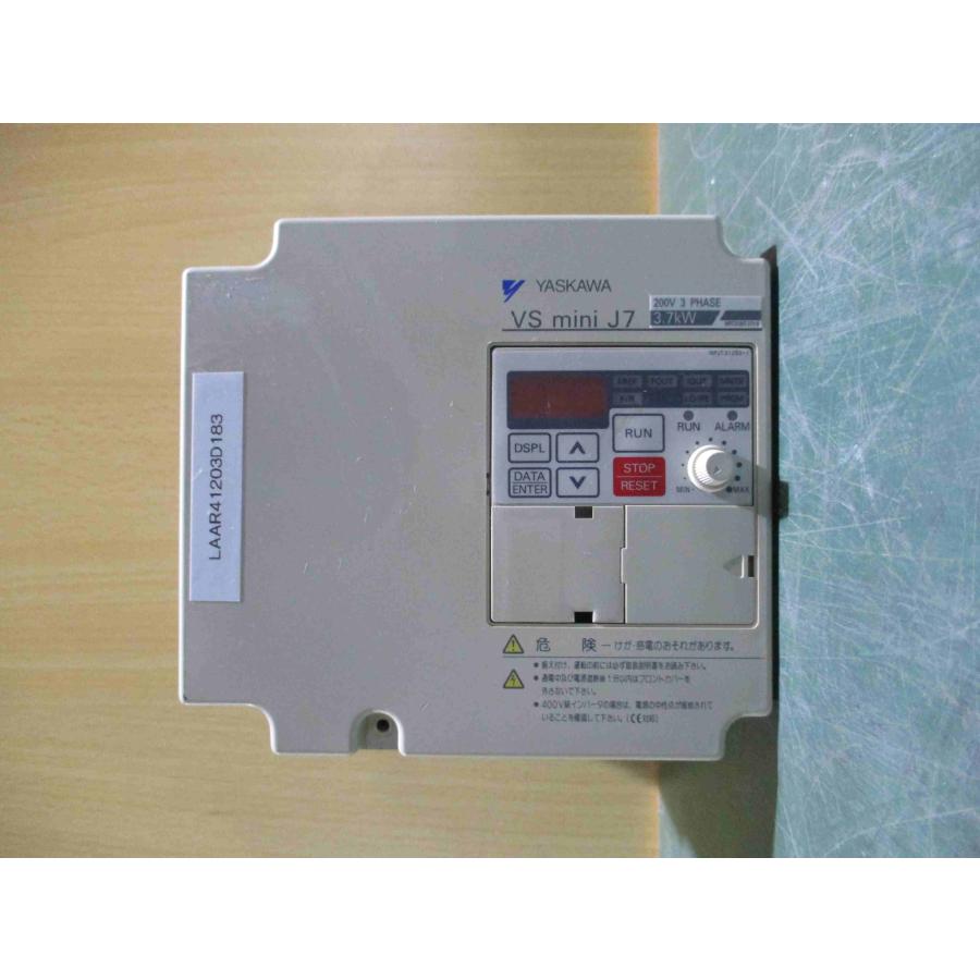 中古 YASKAWA INVERTER CIMR-J7AA23P7 インバータ 3.7kW(LAAR41203D183) : growdetrading Yahoo!ショップ - 通販 ...