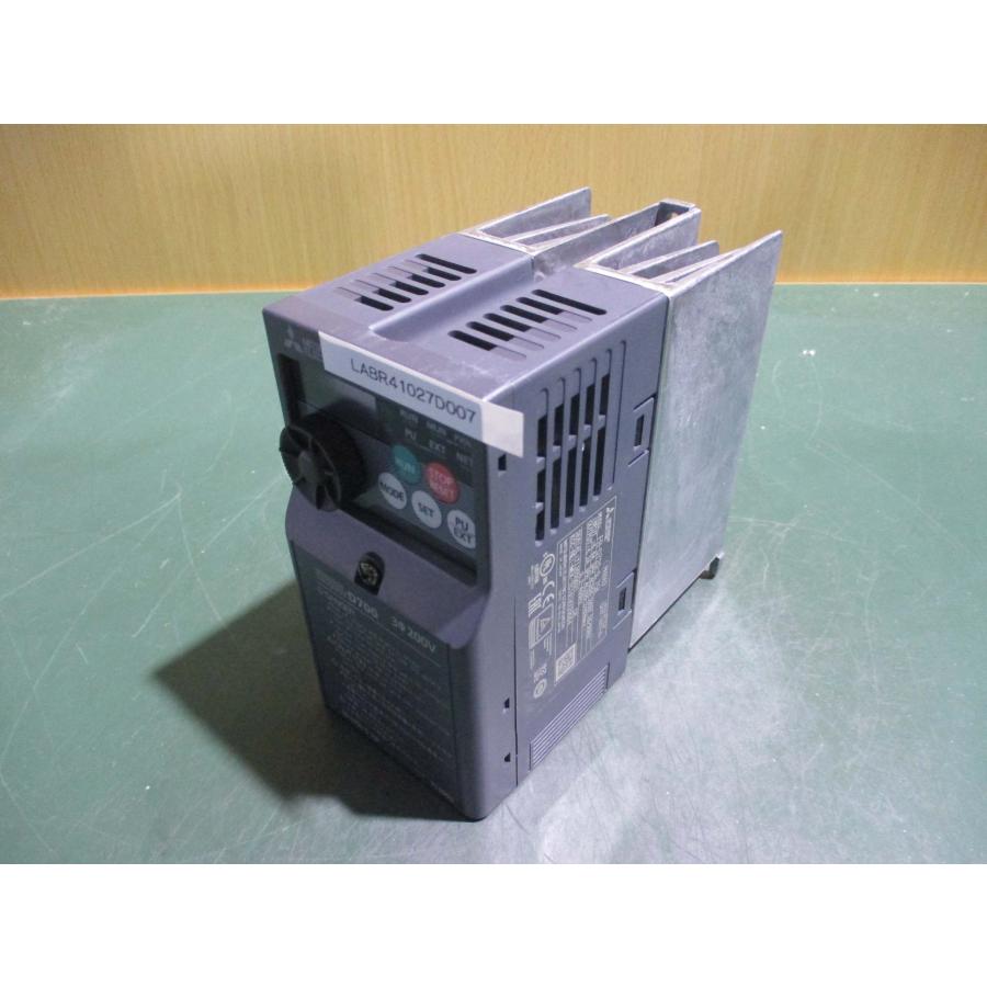 中古 MITSUBISHI FR-D720-0.75K 200V インバータ(LABR41027D007) : labr41027d007 : growdetrading Yahoo!ショップ ...