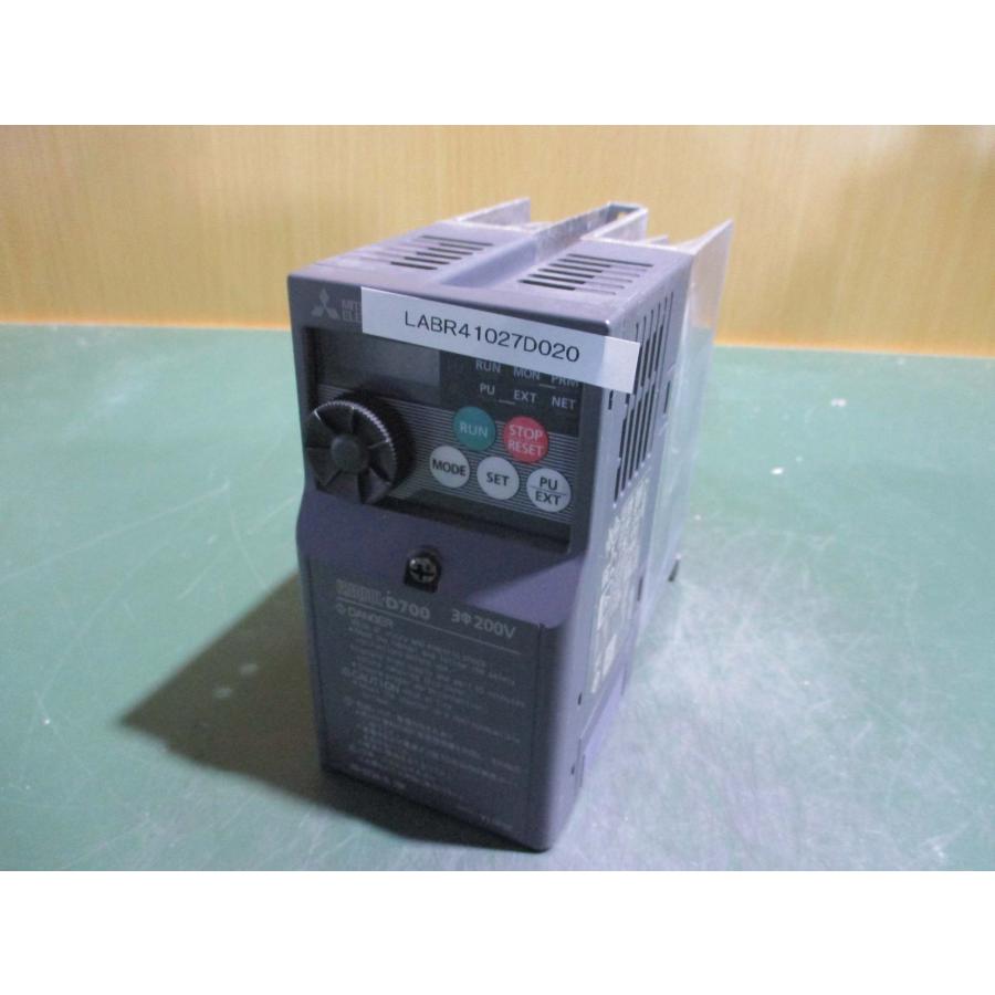 中古 MITSUBISHI FR-D720-0.75K 200V インバータ(LABR41027D020) : labr41027d020 : growdetrading Yahoo!ショップ ...