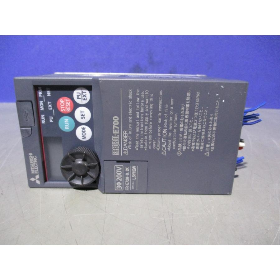 中古 MITSUBISHI INVERTER FR-E720-0.2K インバータ 200V (LABR61217C112) : growdetrading Yahoo!ショップ - 通販 ...