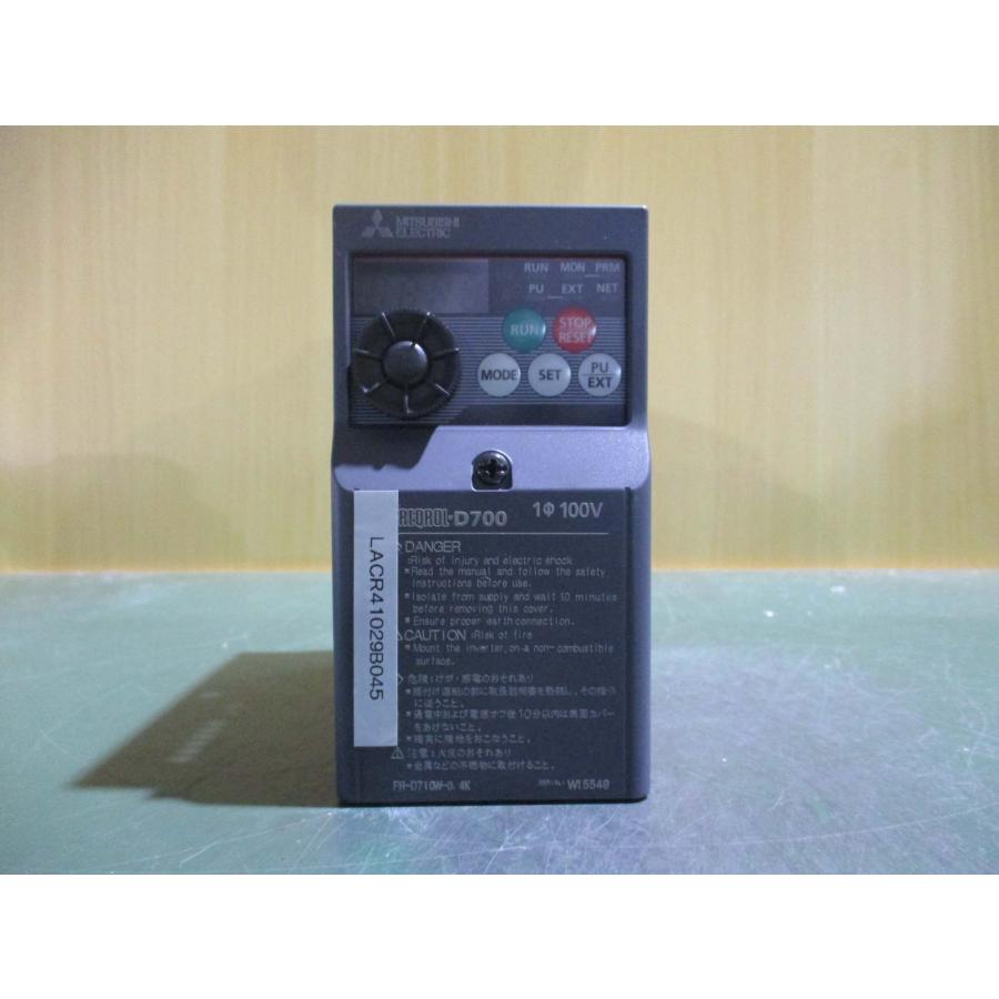 中古 MITSUBISHI FR-D710W-0.4K 100V インバーター(LACR41029B045) : growdetrading ...