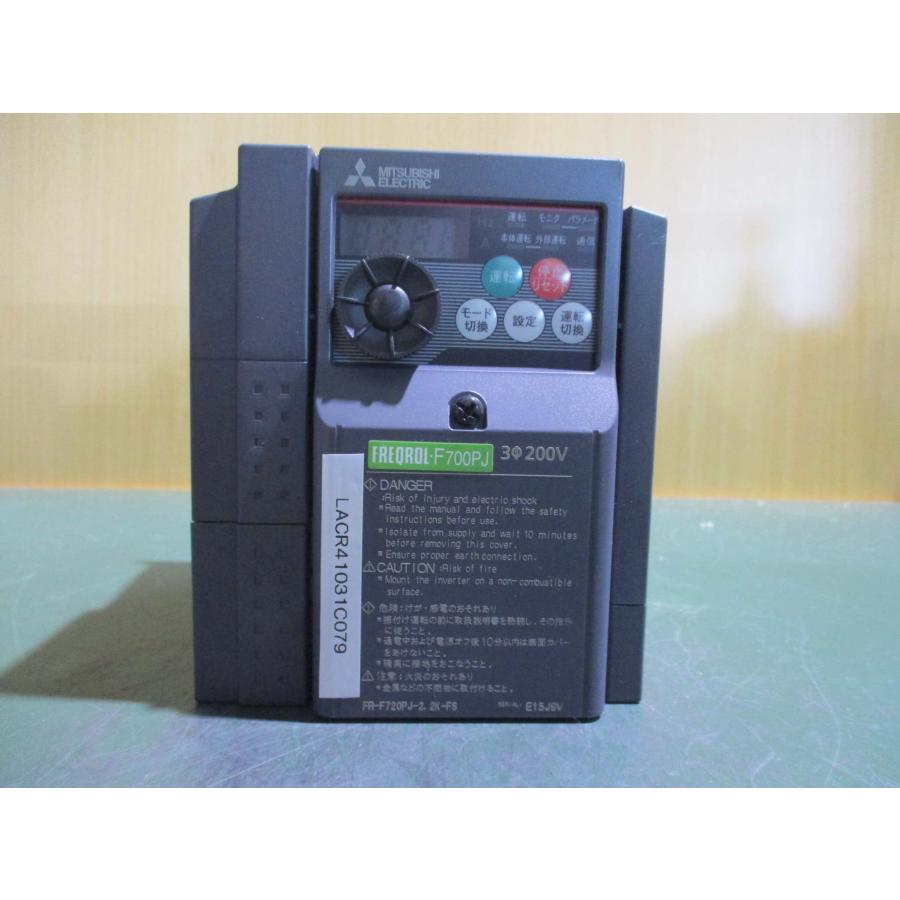 中古 MITSUBISHI FR-F720PJ-2.2K-FS 200V インバータ(LACR41031C079) : growdetrading Yahoo!ショップ - 通販 ...