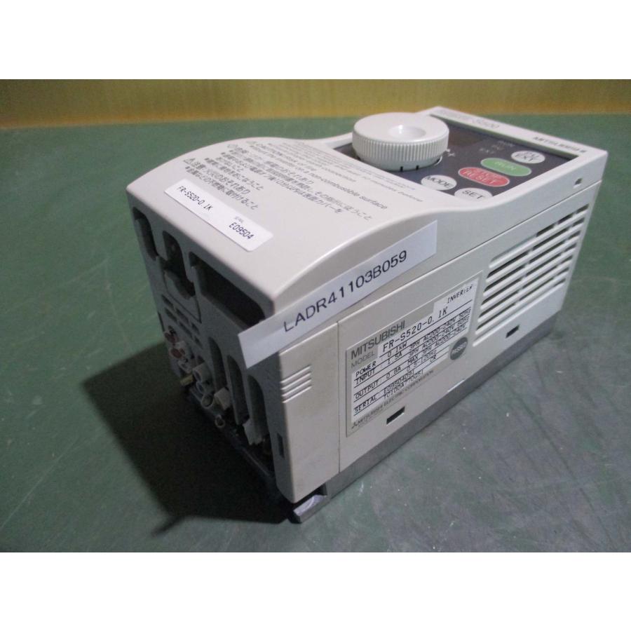 中古 MITSUBISHI FR-S520-0.1K 0.1kW インバーター(LADR41103B059) : growdetrading Yahoo!ショップ - 通販 - Yahoo ...