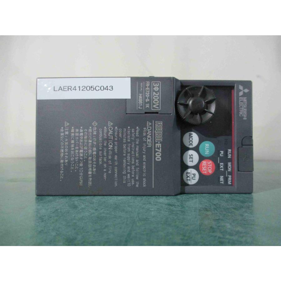 中古 MITSUBISHI INVERTER FR-E720-0.1K インバータ 200V(LAER41205C043) : growdetrading Yahoo!ショップ - 通販 ...
