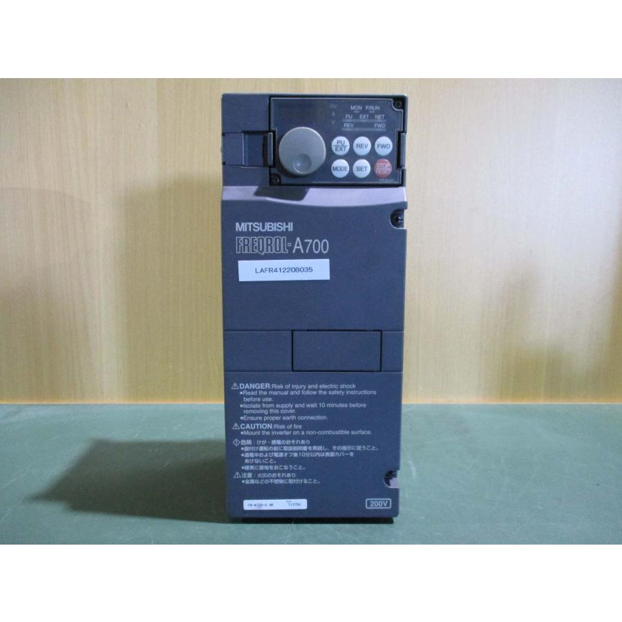 中古 MITSUBISHI FREQROL-A700 INVERTER FR-A720-0.4K インバーター 0.4kW ...