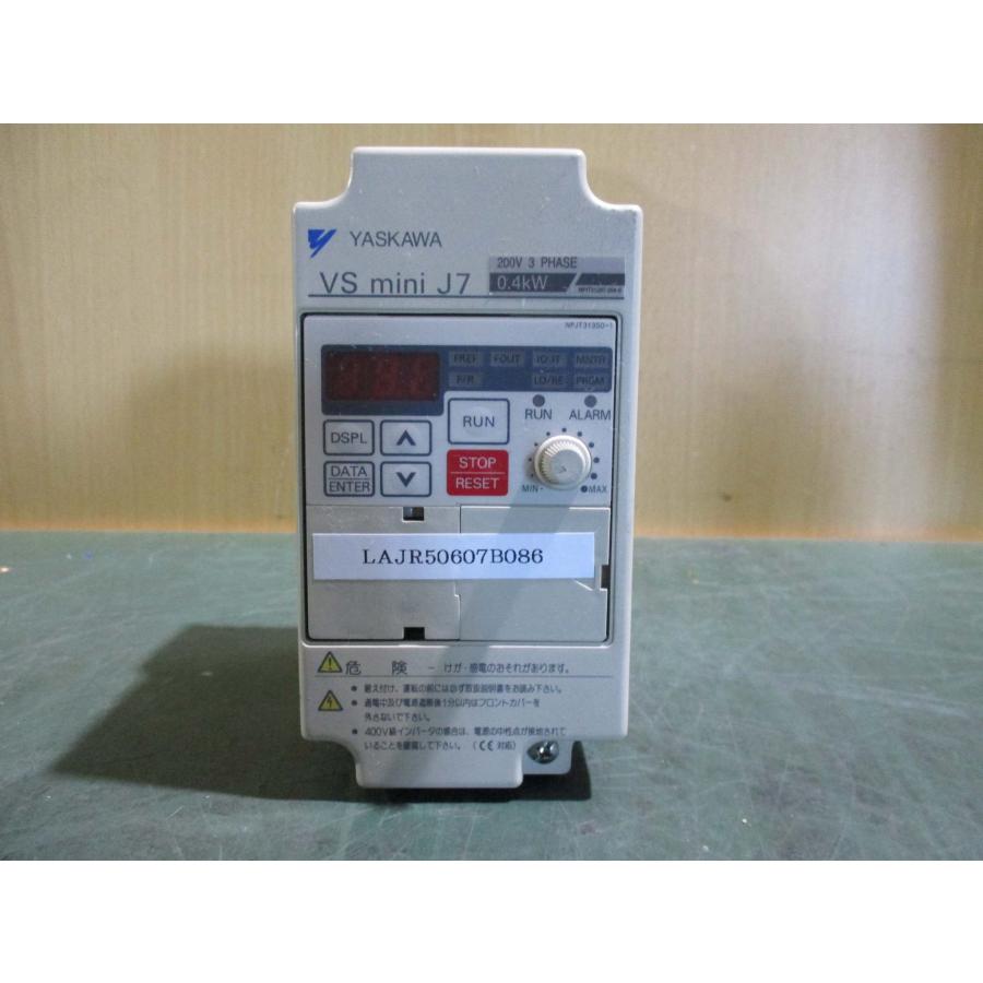 中古 YASKAWA Vs mini J7 CIMR-J7AA20P4 インバータ(LAJR50607B086) : lajr50607b086 : growdetrading Yahoo ...
