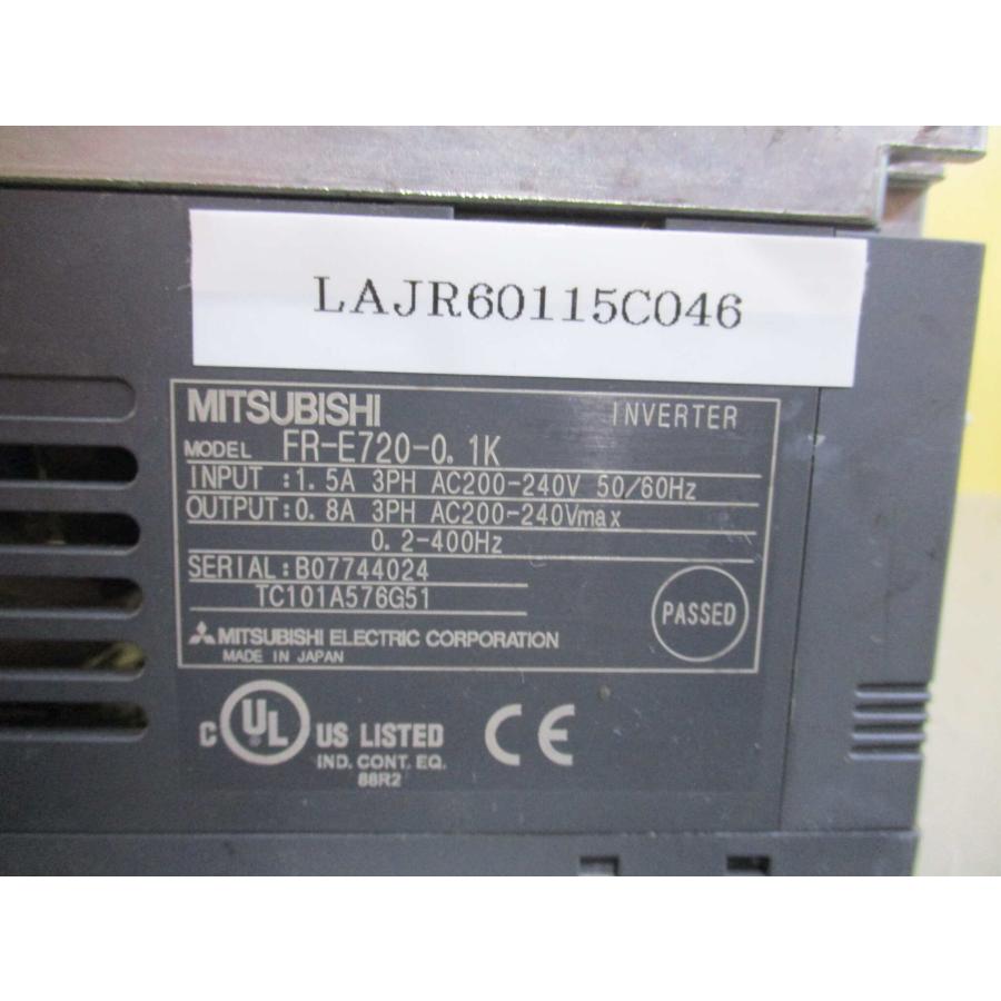 中古 MITSUBISHI INVERTER FR-E720-0.1K インバータ 200V(LAJR60115C046) : growdetrading Yahoo!ショップ - 通販 ...