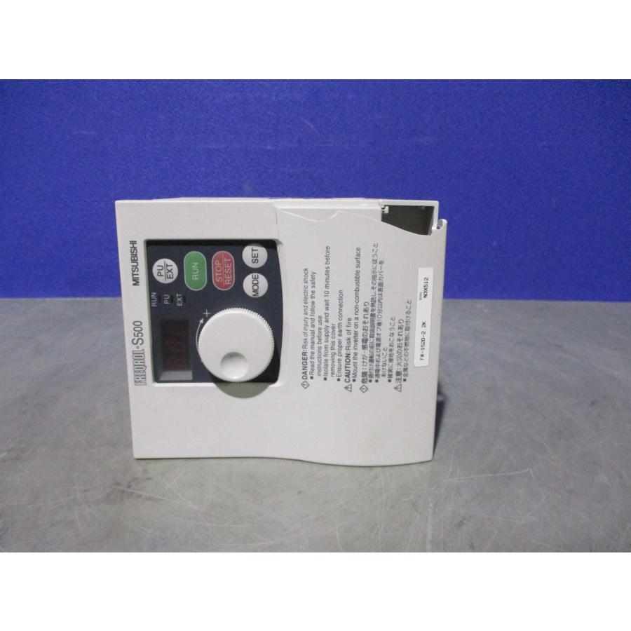 中古 MITSUBISHI INVERTER FR-S520-2.2K 2.2KW (LAKR60430B004) : growdetrading Yahoo!ショップ - 通販 ...