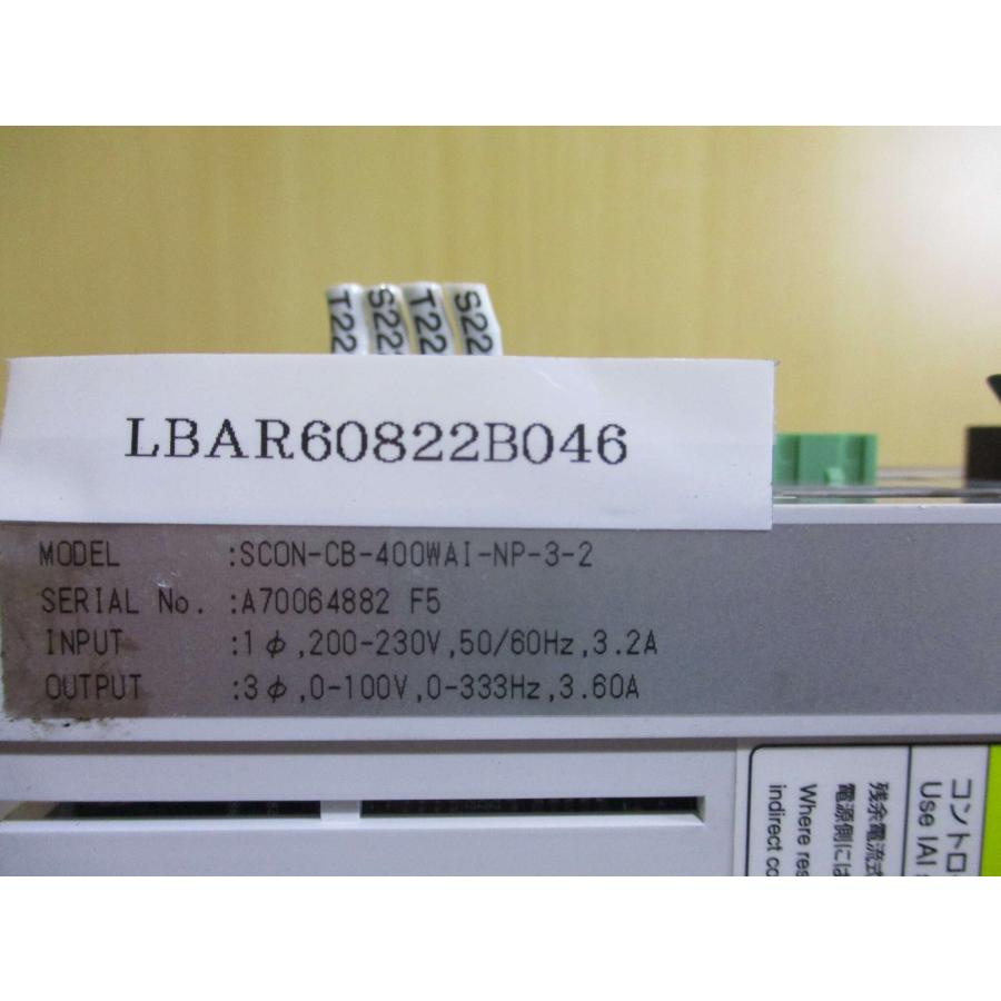 中古 IAI SCON-CB-400WAI-NP-3-2 コントローラー(LBAR60822B046) : growdetrading Yahoo!ショップ - 通販 - Yahoo!ショッピング