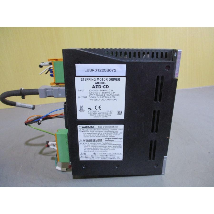中古 ORIENTAL MOTOR AZD-CD ステッピングモータードライブ AC200-240V (LBBR61225B072) : lbbr61225b072 ...